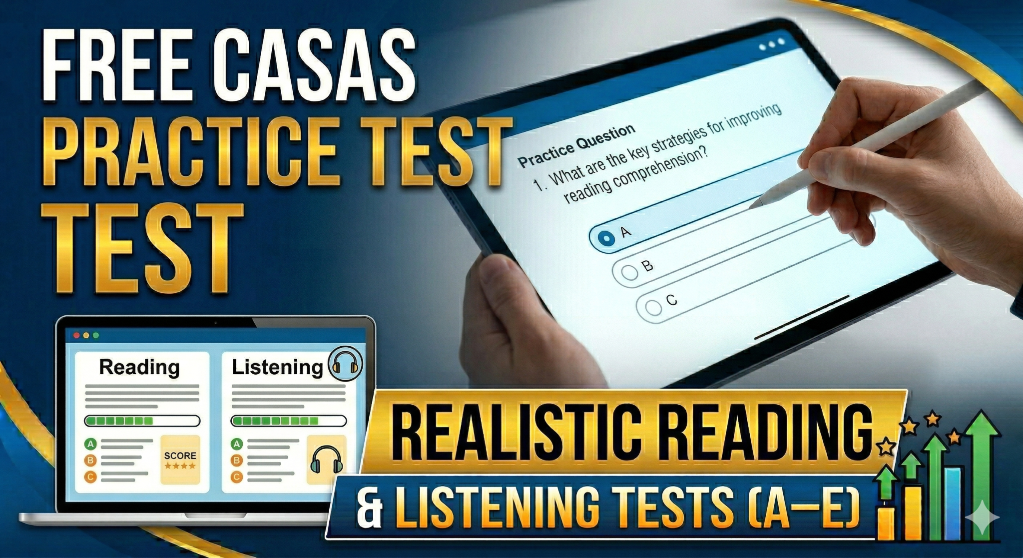 Free CASAS Practice Test: Realistic Reading and Listening Tests (Part A–E)